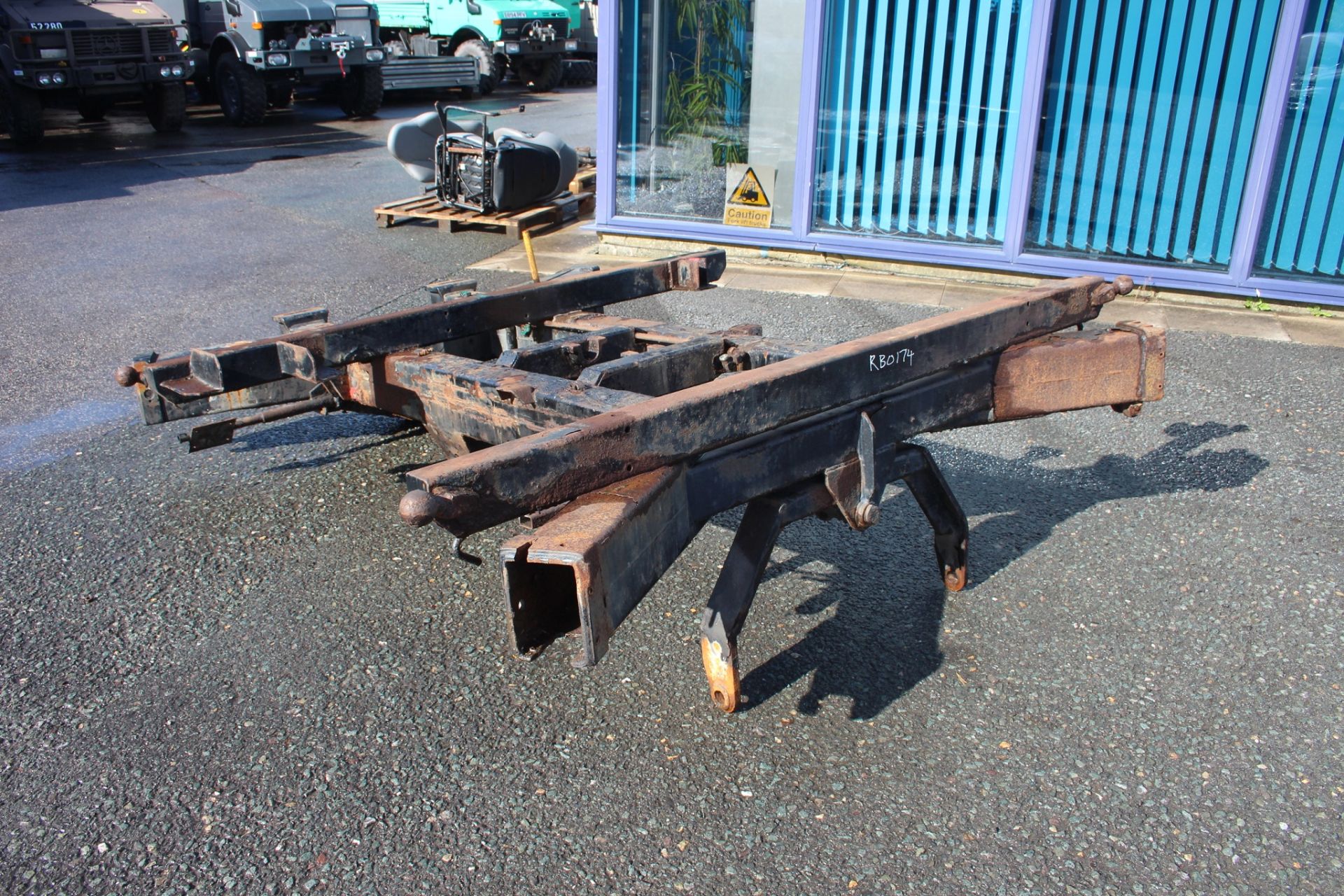 USED UNIMOG 4 LEG CRANE SUBFRAME HIAB | Atkinson Vos